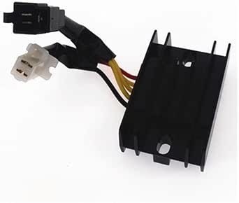 Amazon.com: Adjustable Voltage Regulator 6V/12V Universal Motorcycle ...