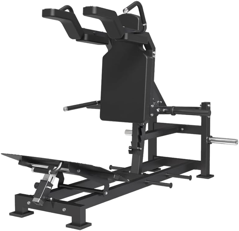 Amazon.com : FAGUS H Black Hack Squat Machine, Plate Loaded V Squat ...