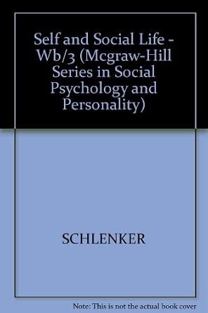 Amazon.com: The Self and Social Life (McGraw-Hill Series in Social ...