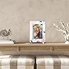 Amazon.com - Wooden Photo Frame with Stand, Pink Flower Butterfly ...