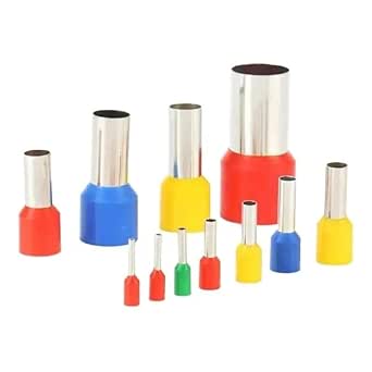 50 Pieces E1008 VE1008 1.0mm² Insulated Ferrule Terminal Block Wire end ...