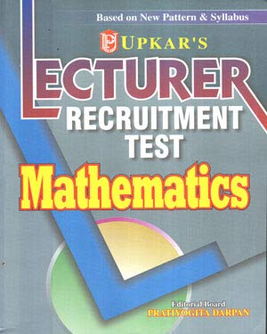 Amazon.in: Buy Lecturer Recruitment Test Mathematics Based on New ...