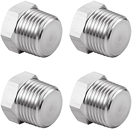 Amazon.com: Carvedexquisitely Outer Hex Head Thread Pipe Plug Fitting 1 ...