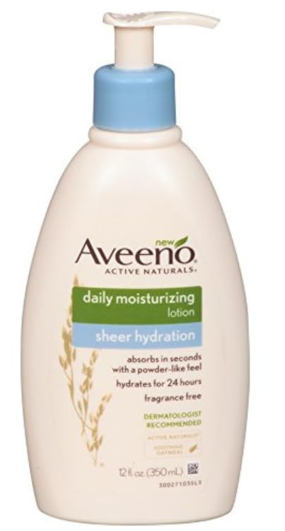 Amazon.com: Aveeno Active Naturals Sheer Hydration Daily Moisturizing ...