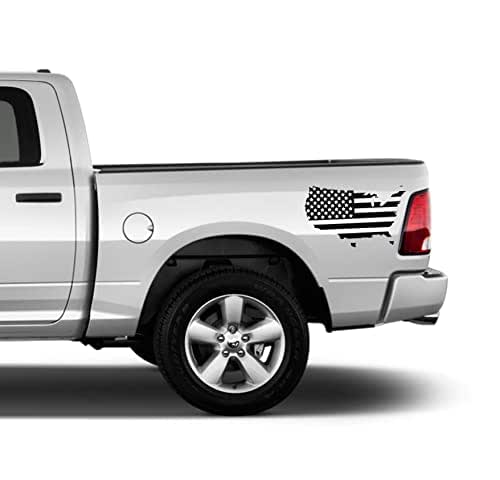 Amazon.com: American Flag Truck Decals, Patriotic USA Flag Logo ...