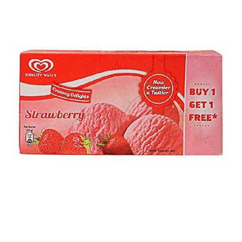 Kwality Walls Icecream - Strawberry, 700ml (Buy 1 get 1) : Amazon.in ...