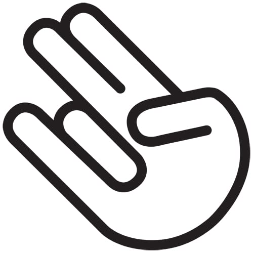 Amazon.com: Shocker Hand Gesture Vinyl Decal Sticker (CH-02) : Automotive