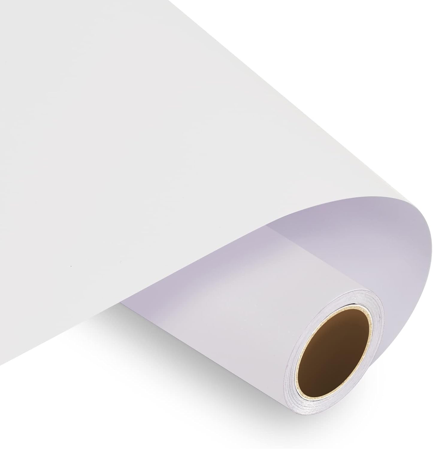 HTVRONT White Permanent Vinyl, 12" x 5 FT White Adhesive Vinyl Roll ...