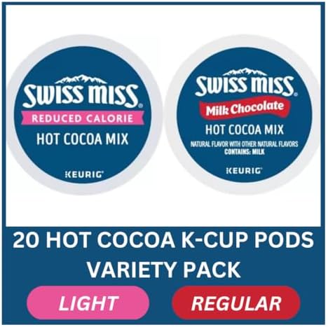 Amazon.com : Swiss Miss Hot Cocoa K-Cups Variety Sampler Pods.Includes ...