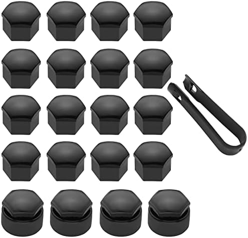 LICQIC 17mm Wheel Nut Covers, 20pcs Car Wheel Nut Caps (16 Standard ...