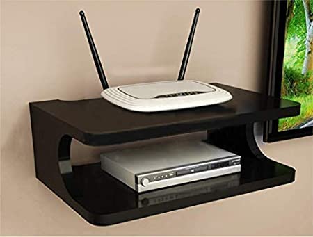 SMART SHOPPEE Wall Mount T.V Unit Set Top Box Stand, T.v Remote Stb ...