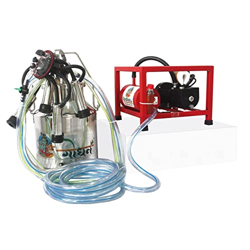 GODHAN Milking Machine GS-200 Oil 1 Piece | Cow Milking Machine ...