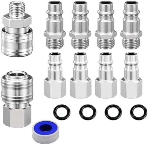 Goth Perhk 10 Pcs Air Line Hose Euro Connectors, Airline Hose ...