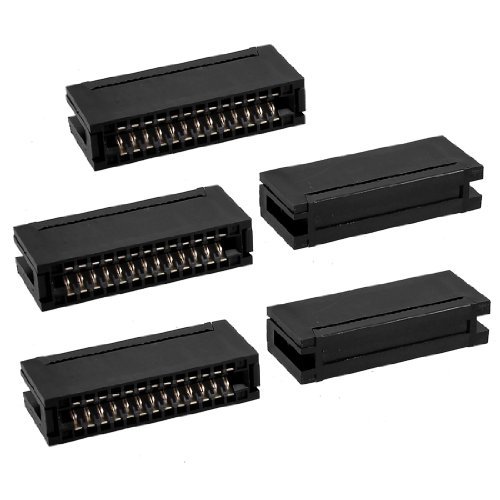 Generic 5 Pcs 26 Pin Card Edge Female IDC Connector for Flat Ribbon ...