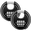 DELSWIN 4-Digit Disc Combination Lock Outdoor - Heavy Duty Combination ...