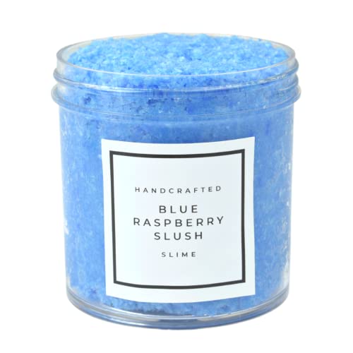 Amazon.com: Blue Raspberry Slime (SCENTED) | Handmade Slime ...