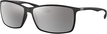 Ray-Ban RB4179 Sunglasses Bundle: RB 4179 LITEFORCE 601S82 Matte Black ...