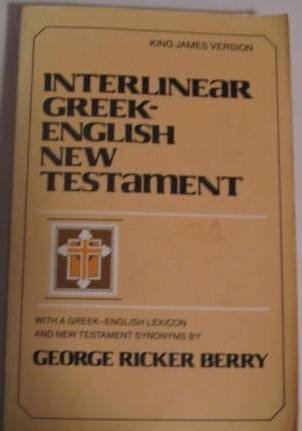 Interlinear Greek English New Testament : Ricker Berry, George: Amazon ...