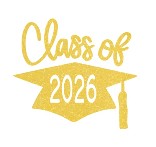 Amazon.com: Class Of 2026 Graduation Cap Vinyl Decal, Graduation T ...