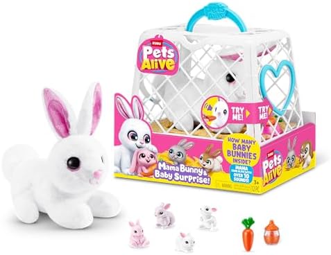 ZURU Pet's Alive Mama Bunny Surprise : Amazon.com.au: Toys & Games