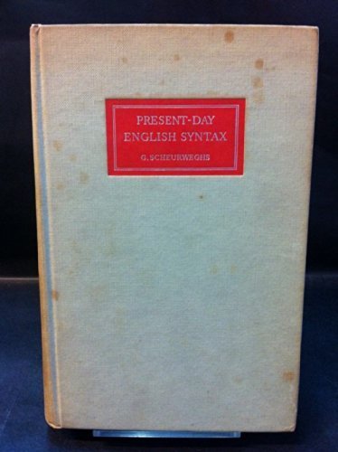 Amazon.co.jp: Present-day English Syntax : Scheurweghs, G.: Foreign ...