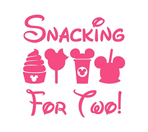 Amazon.com: Snacking For Two Pregnancy Disney Epcot Iron-On Transfer ...