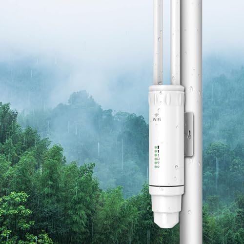 Amazon.com: Outdoor WiFi Extender Outdoor Access Point PoE Dual Band ...