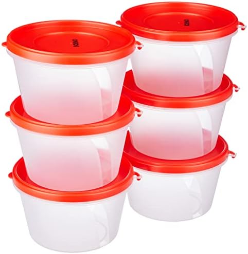 Buy Amazon Brand - Solimo Nestable & Stackable Polypropylene Container ...
