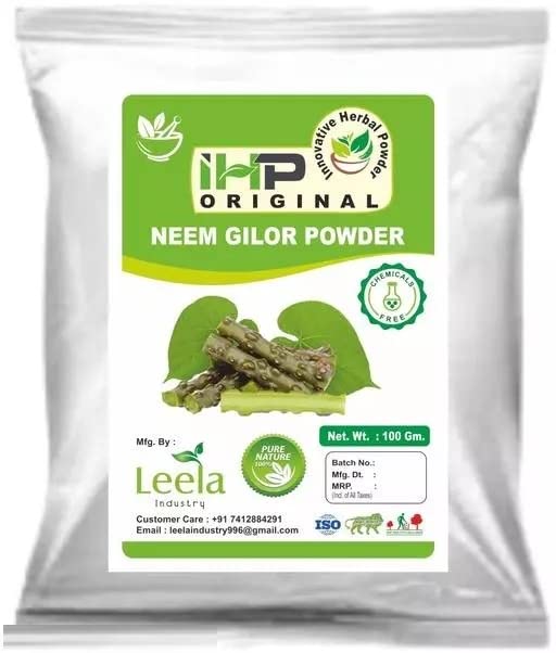 IHP ORIGINAL Organic Neem Giloy Powder For Skin & Hair Packs : Amazon ...