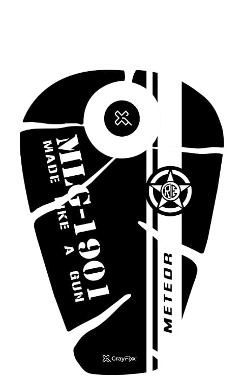 Grayfixx Full Tank for Meteor 350 | Meteor 350 Sticker, Pack of 1 ...