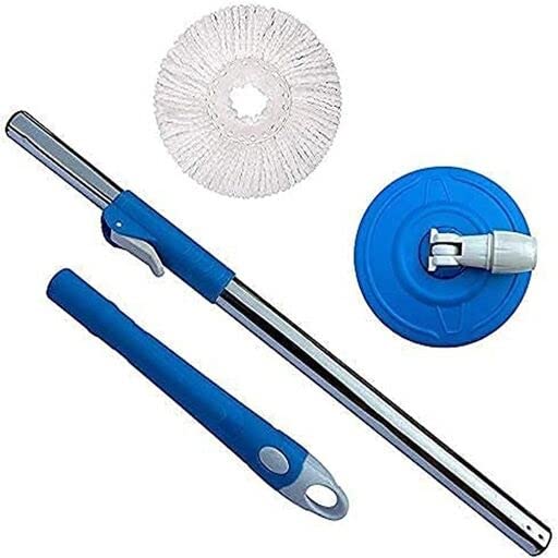Delhi Retailer Spin Mop Extendable Handle Stainless Steel Rod .with ...