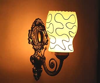 ONECYA ROYAL FANCY Modern Uplight Antique Bronze Wall Lamp Light with ...