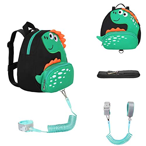 Toddler Kids Little Dinosaur Leash Backpack with Wrist Child Toddlers ...