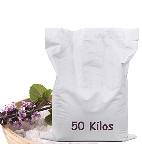 Costal de 50 Kilos, Sal De Mar Orgánica 100% Natural : Amazon.com.mx ...