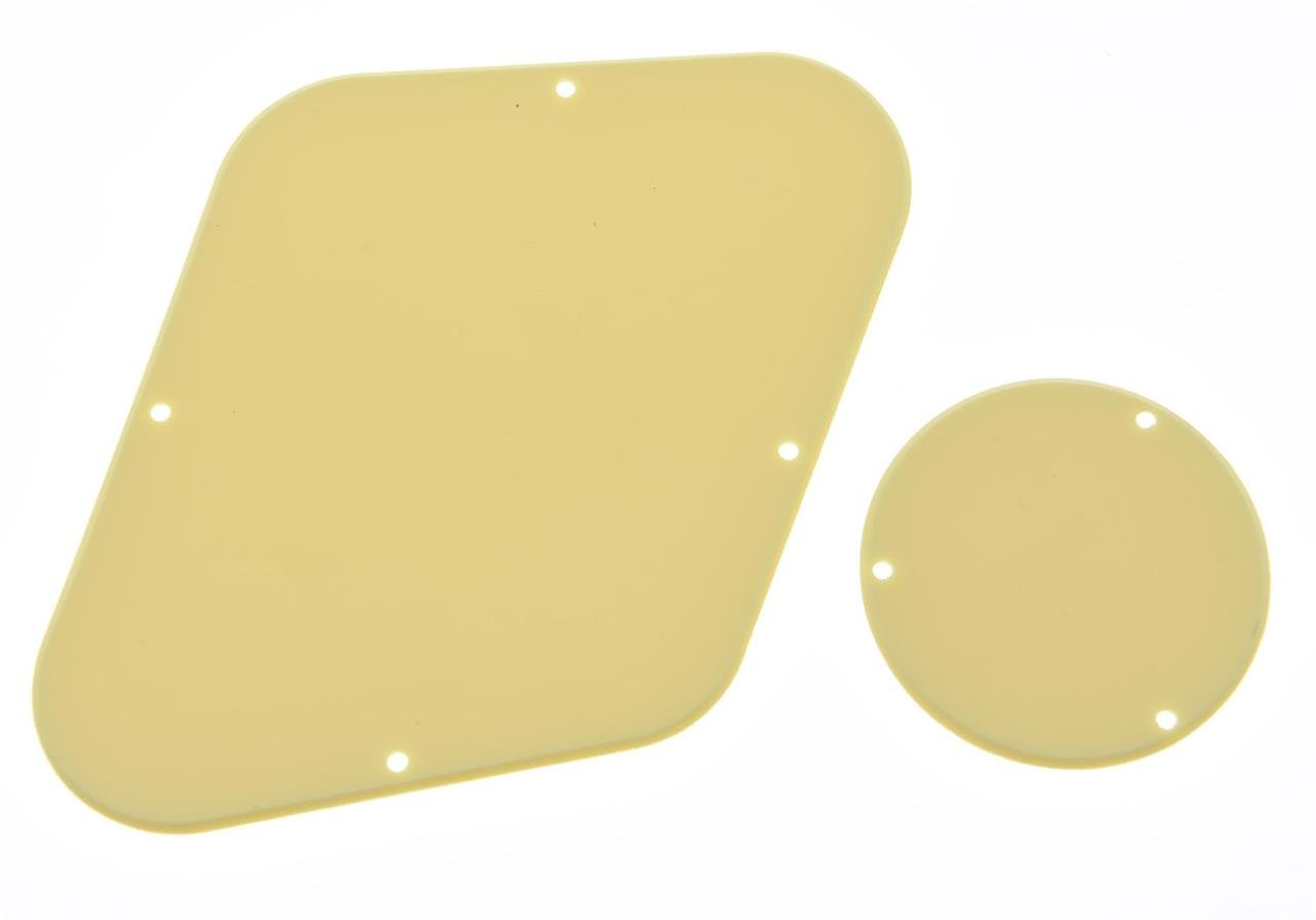 Snapklik.com : Solid Cream 1 Ply LP Rear Control Plate Switch Plate ...