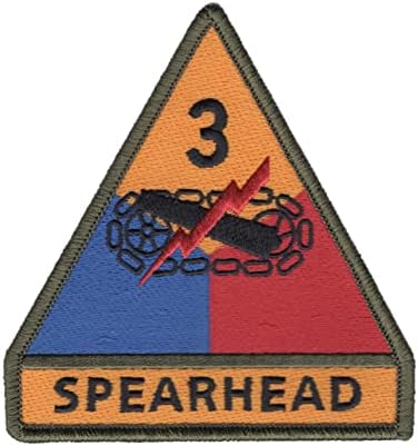Amazon.com: United States Army 3rd Armor Division Embroidered Patch ...