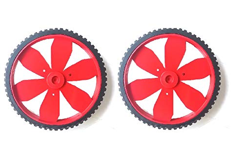 Ds Robotics® BO Wheel 7cm Dia. x 1cm Width Red Colour (2 Pieces ...
