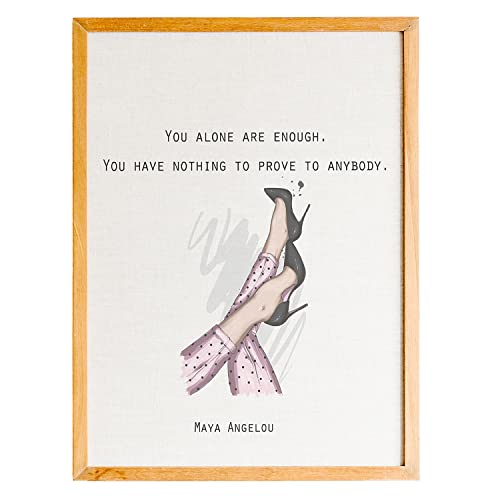 Amazon.com: Maya Angelou Quote Wall Art, Inspirational Wall Art, Book ...