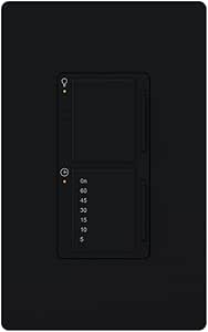 Lutron Maestro 300-Watt Single-Pole Digital Dimmer and Timer Switch, for Incandescent and ...