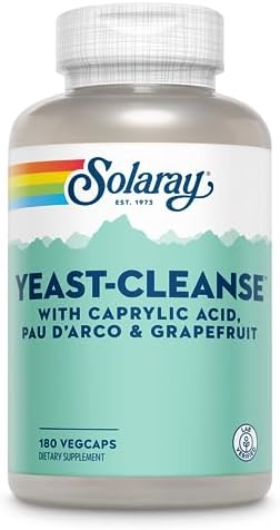 Amazon.com: Solaray Yeast-Cleanse - 180 Vegetarian Capsules : Health ...