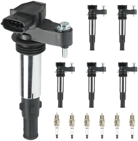 Amazon.com: Ignition Coils Pack & Iridium Spark Plugs UF375 for Buick ...