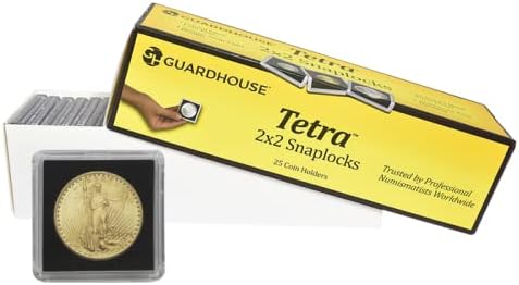 Amazon.com : Guardhouse 2x2 Tetra Snaplock Coin Holders for 1 Ounce ...