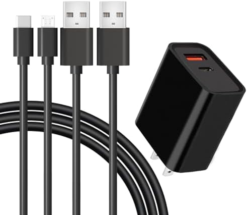 Amazon.com: 15W Fast Charger for All Kindle Fire Tablets with 5FT USB ...