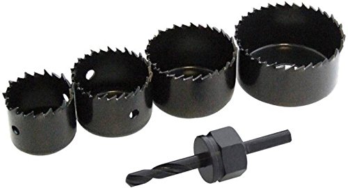 Wood Boring Drilling Saw Chisel Set with 4 saw Carpentry Wood Boring ...