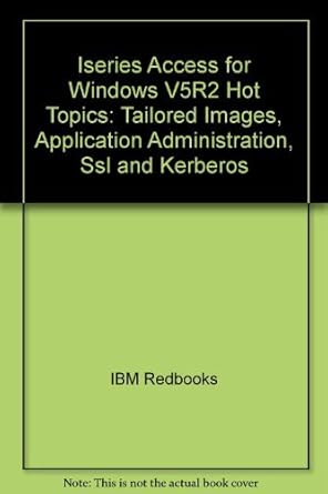 Iseries Access for Windows V5R2 Hot Topics: Tailored Images ...