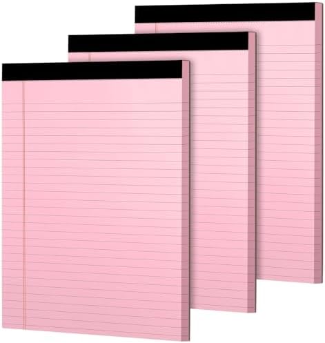 Amazon.com : WINKIO Colored Legal Pads, 3 Pack Writing Pads 8.5 x 11 ...