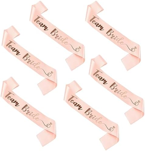 TOPWAYS Hen Party Accessories Team Bride Sash, Hen Do Accessories Bride ...