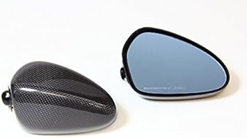 Amazon | マジカルレーシング(MAGICAL RACING) NK1ミラー タイプ2 ヘッド(綾織りカーボン) ブラック・ショート ...