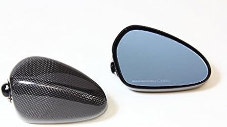 Amazon | マジカルレーシング(MAGICAL RACING) NK1ミラー タイプ2 ヘッド(平織りカーボン) ブラック・スーパー ...