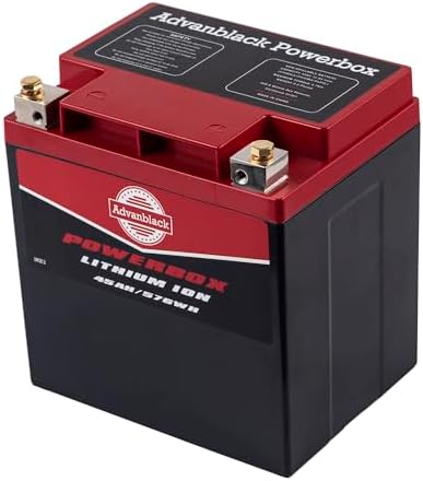Amazon.com: Advanblack Harley Lipo Battery Powerbox Lithium Battery ...